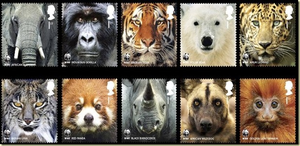 Rainbow Stamp Club: New WWF stamps ...